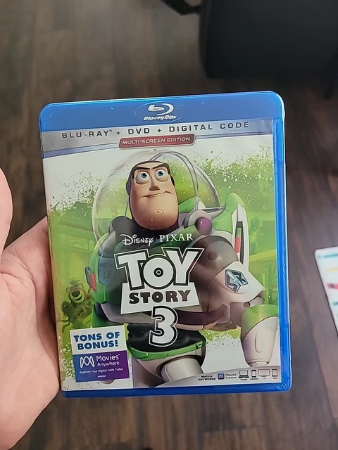TOY STORY 3 BLU-RAY + DVD Digital Multi-Screen Edition Walt Disney ...