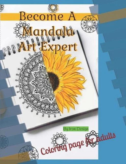 BECOME A MANDALA Art Expert: Coloring page for adults by Iron Designs ...