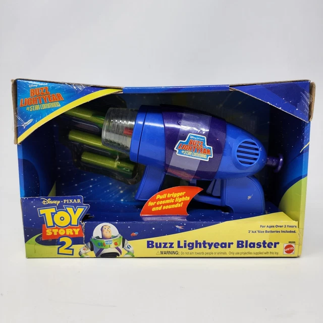 TOY STORY 2 Buzz Lightyear Blaster Mattel 2000 Star Command Disney ...