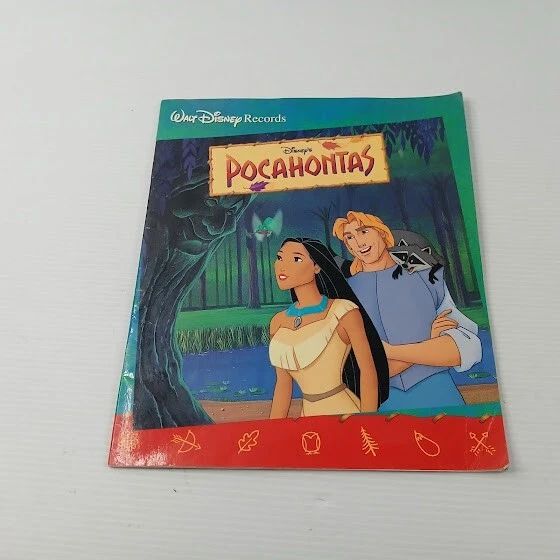 DISNEY'S CHILDREN MOVIE Storybook Pocahontas Walt Disney Records BOOK ...