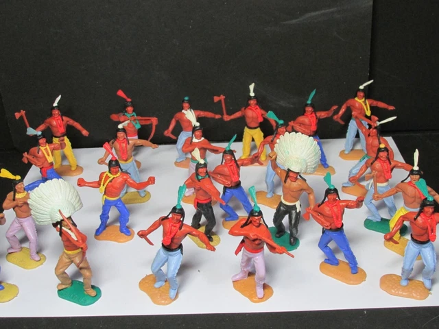 VINTAGE TIMPO TOYS and Britains Red Indians (HH) £5.99 - PicClick UK
