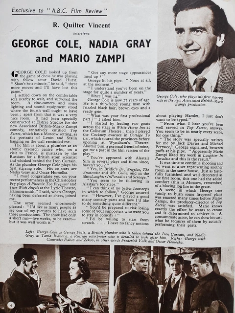 ABC FILM REVIEW Aug 1952 - Margaret Rutherford, Katharine Hepburn, Ava ...