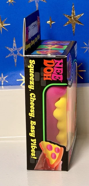 GENUINE NEEDOH SQUEEZZA Pizza Nee Doh Squeeze Fidget Toy Random Color £ ...