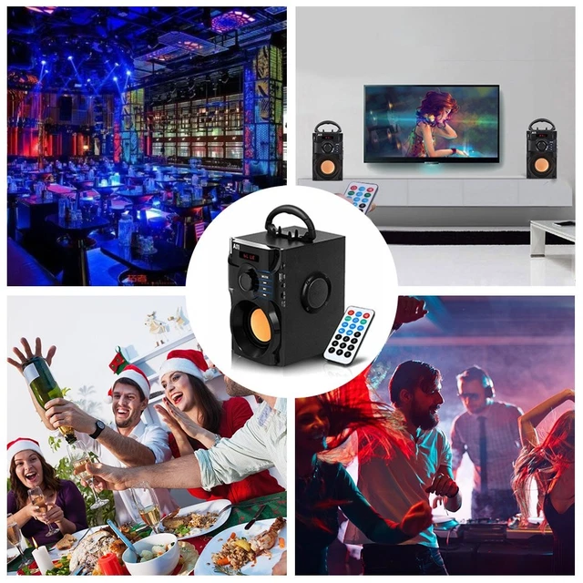 LOUD BLUETOOTH WIRELESS Speaker USB Portable Stereo Bass TF/FM Radio ...