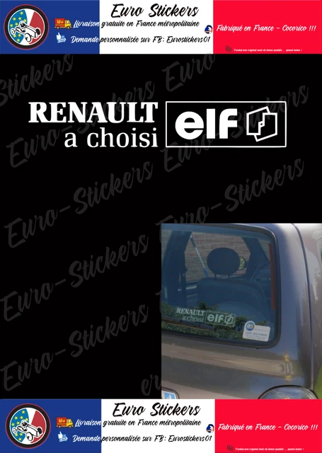 STICKER AUTOCOLLANT RENAULT Clio Williams identique origine (FOND ...