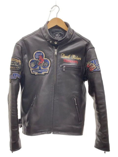 Ted Man Ted Company Leather Jacket Blouson 40 Brown Used £338 84 Picclick Uk