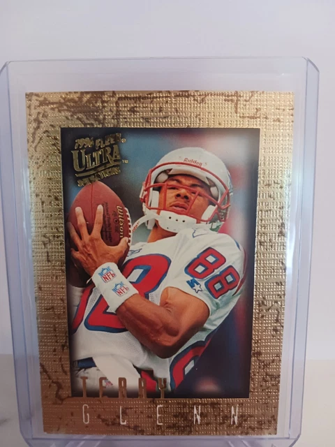 CARTA ROOKIE TERRY Glenn New England Patriots 1996 Fleer Ultra ...