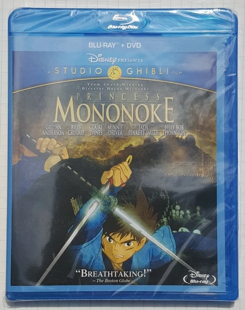 STUDIO GHIBLI PRINCESS MONONOKE 2 Disc Blu-ray DVD Set Anime Hayao ...