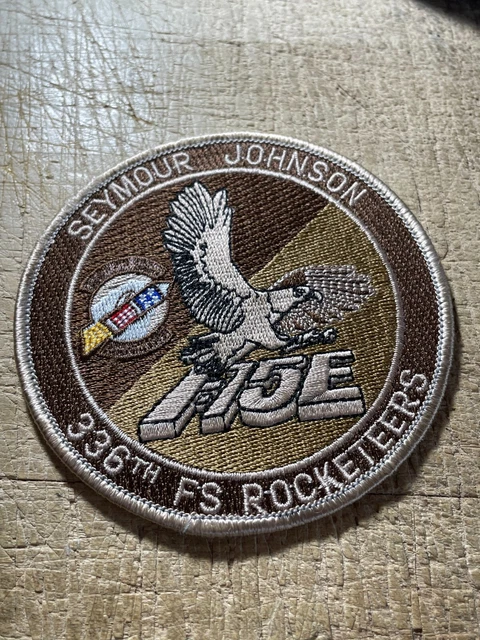 2000S? US AIR FORCE PATCH-336th FS ROCKETEERS-SEYMOUR JOHNSON-ORIGINAL ...
