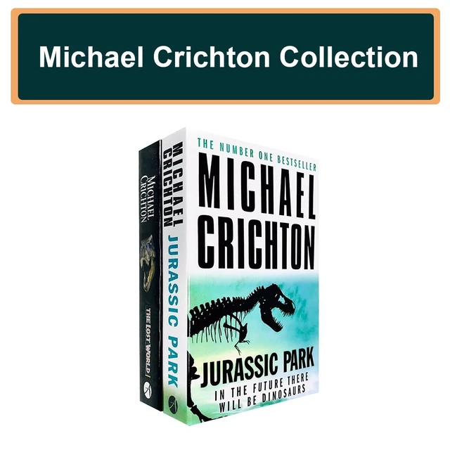 MICHAEL CRICHTON COLLECTION 2 Books Set Jurassic Park, Lost World Paperback £10.64 - PicClick UK