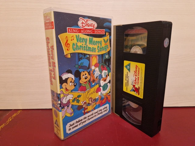 DISNEY SING ALONG Songs - Very Merry Christmas Songs - PAL VHS Video ...