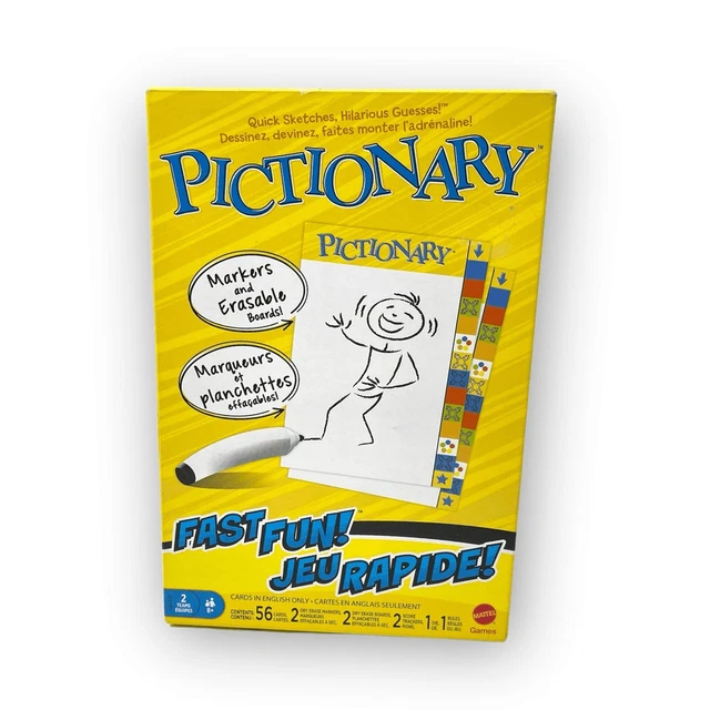 PICTIONARY GAME BY Mattel for Ages 8 and Up $10.00 - PicClick