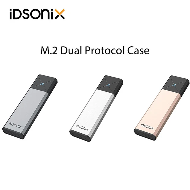 IDSONIX M.2 SSD Case SATA NVMe Dual Protocol USB 3.2 Gen 2 10 Gbps B M ... IDSONIX M.2 SSD Case SATA NVMe Dual Protocol USB 3.2 Gen 2 10 Gbps B M ...