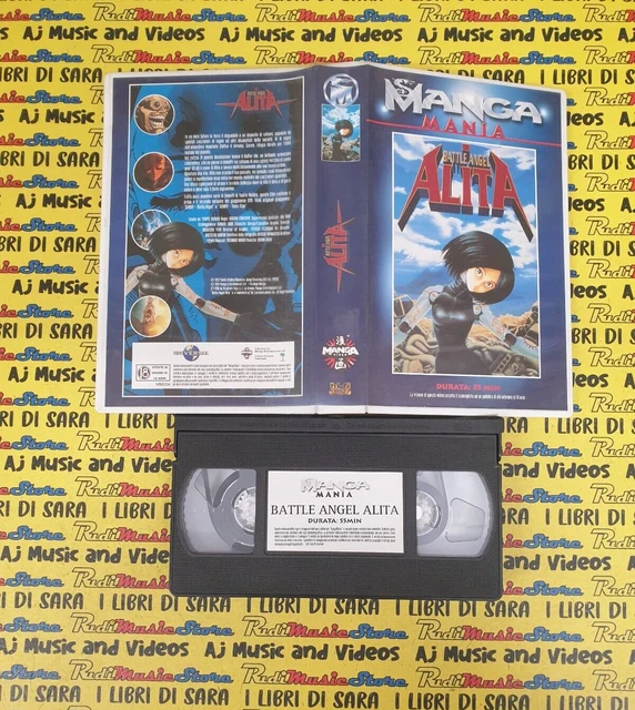 VHS FILM BATTLE ANGEL ALITA 1996 POLYGRAM MANGA MANIA MM004 (F157) EUR ...