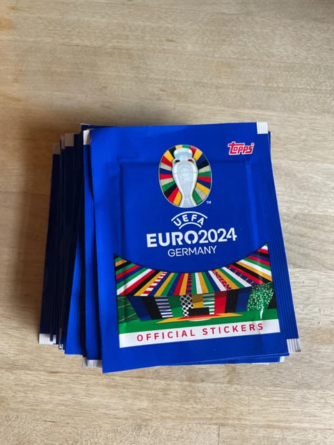 UEFA EURO 2024 Germany Official Stickers x25 Packets £14.50 - PicClick UK