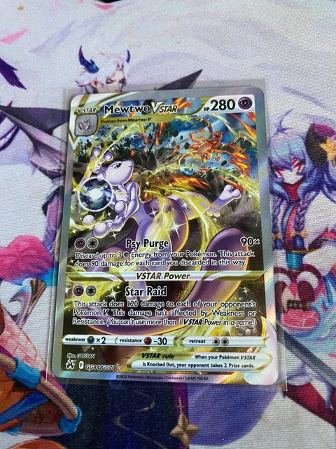 POKÉMON TCG MEWTWO VSTAR Crown Zenith: Galarian Gallery GG44/GG70 ...