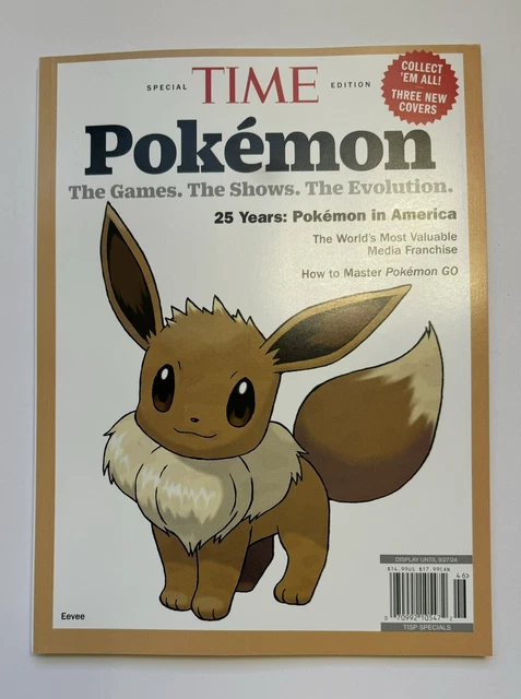 POKÉMON TIME MAGAZINE Special 2024 Edition : 25 Years in America ...