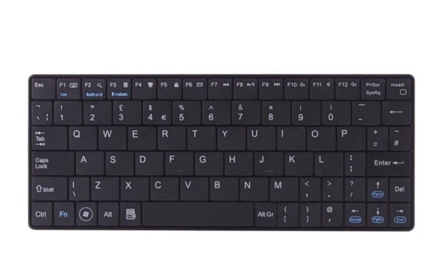 MAPLIN SUPER MINI Bluetooth Keyboard, A05NF iPhone IPad Android ...