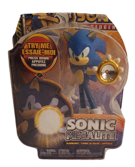 VINTAGE SONIC THE Hedgehog Toy Megalite Flashlight Sega Gaming Video ...
