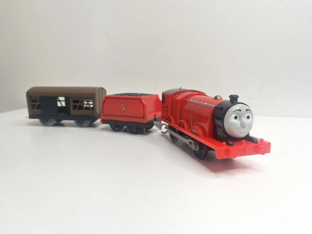 TOMY THOMAS THE Tank Engine : James Train No 5 Tender & Trucks ...
