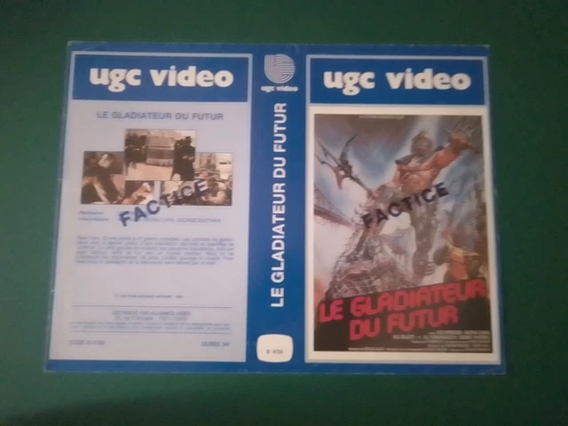 JAQUETTE VHS (SEUL) Ugc Le Gladiateur Du Futur EUR 4,00 - PicClick FR
