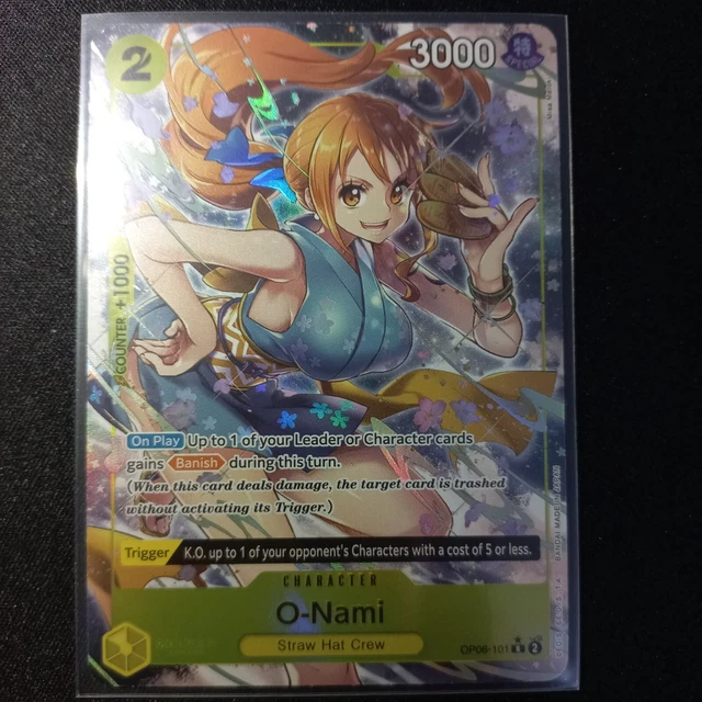 O-NAMI OP06-101 ALTERNATIVE Art One Piece Card Game TCG NearMint/Mint Ungraded EUR 55,79 ...
