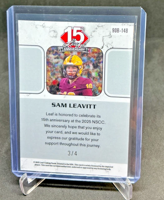 2025 LEAF 15TH NSCC National 1990 SAM LEAVITT Orange Lazer 3/4 $21.05 ...