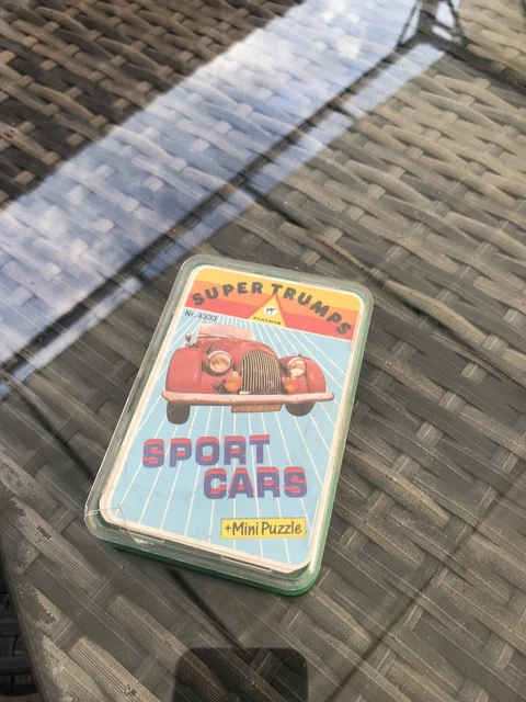 RARE SUPER TRUMPS Piatnik Sports Cars Cards No. 4333 £5.95 - PicClick UK