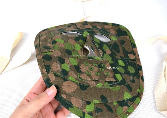 COLLECTABLE REPLICA WW2 German Elite Camo Face Mask DOT 44 Color £30.00 ...