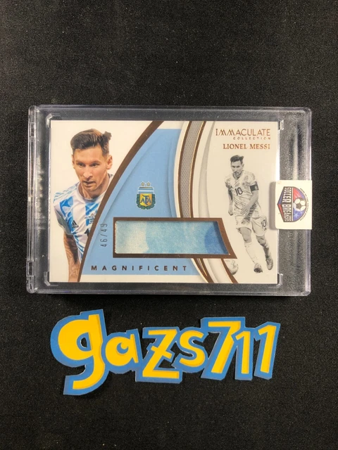 LIONEL MESSI 2021 Panini Immaculate Magnificent Copper Patch /49 EUR ...