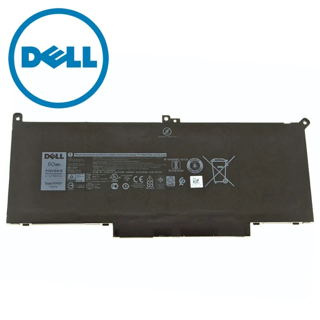 GENUINE DELL LATITUDE 7490 P73G002 Laptop 60Wh Battery - 100% New & Original £79.99 - PicClick UK