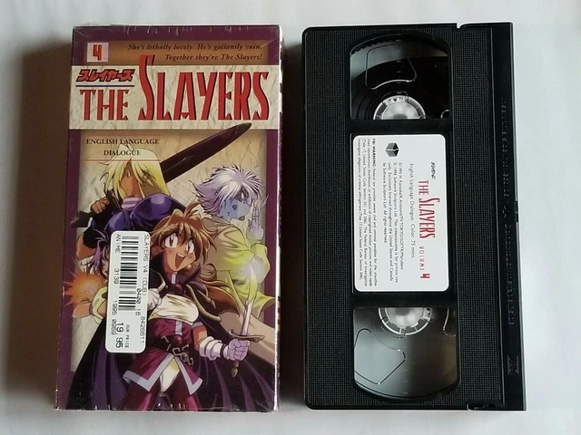 THE SLAYERS VOLUME 4 Anime Vhs Tape In Box English Dubbed 1996 Software ...