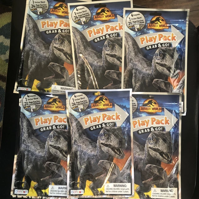 JURASSIC WORLD DOMINION Velociraptor Blue Raptor Beta Play Pack ...