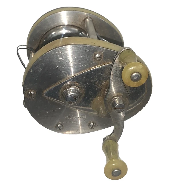 VINTAGE SHAKESPEARE PRESIDENT Fishing Reel Model No. 1970 Model FK ...