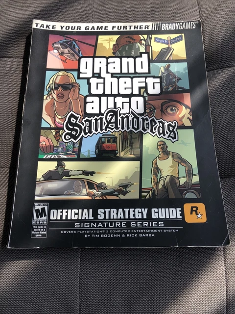 GRAND THEFT AUTO : San Andreas Official Strategy Guide by BradyGames - NO MAP $19.95 - PicClick CA