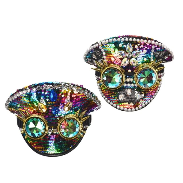 NIGHT CLUB CAPTAIN Party Hat Stage Hat Headdress Show Accessory £31.76 ...