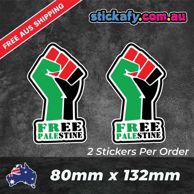 FREE PALESTINE STICKERS X18 Gloss Labels, Palestine Solidarity $6.06 ...