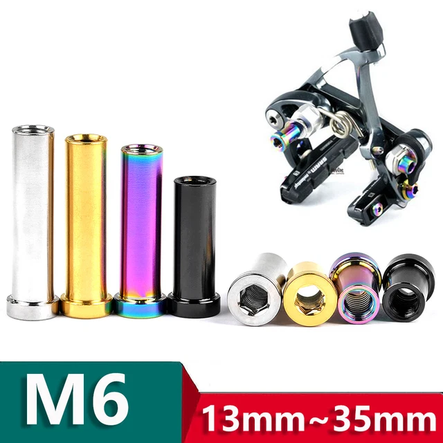 TITANIUM M6 BRAKE Caliper Mount Recessed Pivot Bolt Nut 13mm-35mm for ...