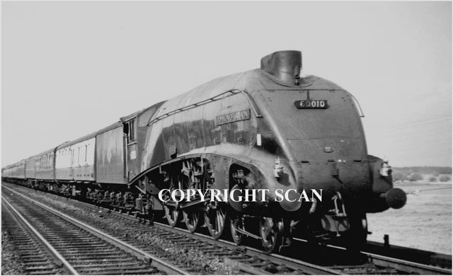 RAILWAY STEAM PHOTO: 60010 A4 DOMINION OF CANADA @ Nr DARLINGTON 61 (8 ...