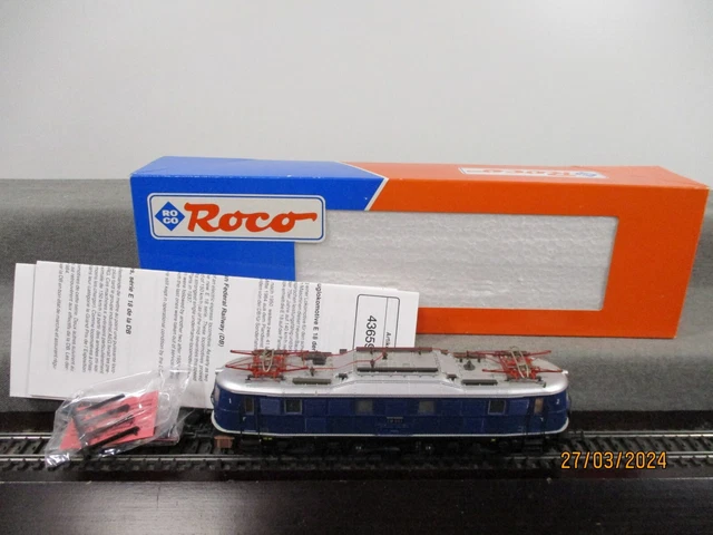 ROCO SPUR H0 43659 Elektrolok BR E 18 045 der DB DC, Analog in OVP2 EUR ...
