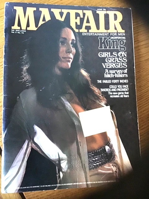 Vintage Mayfair Magazine Vol 5 No 10 Adult Magazine Issue 1970 £425