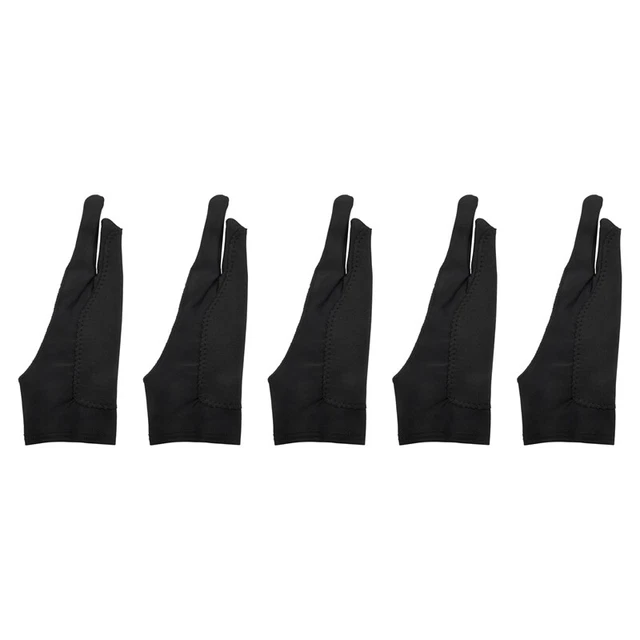 5 PACK ARTIST Gloves for Tablet Digital Drawing Glove Two Fingers ... 5 PACK ARTIST Gloves for Tablet Digital Drawing Glove Two Fingers ...
