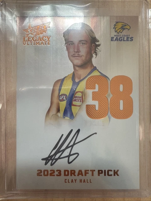 AFL LEGACY ULTIMATE 2024 DPS Copper CLAY HALL 055/175 WEST COAST EAGLES ...