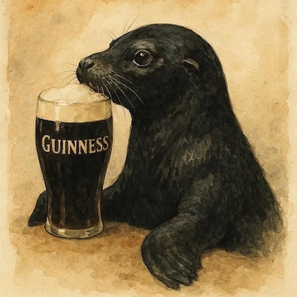 GUINNESS BEER VINTAGE Poster Print 12x8in Metal Sign Pint Irish Lager m ...