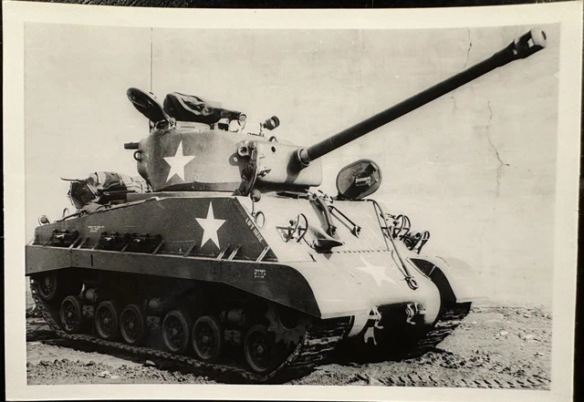 PHOTO ORIGINALE WW2 : Char SHERMAN M4 A-2 _ USA EUR 11,99 - PicClick FR