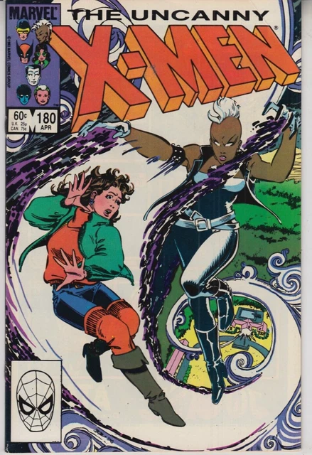 THE UNCANNY X-MEN #180 1984 Graded Vf John Romita Jr Cvr Marvel Comics ...