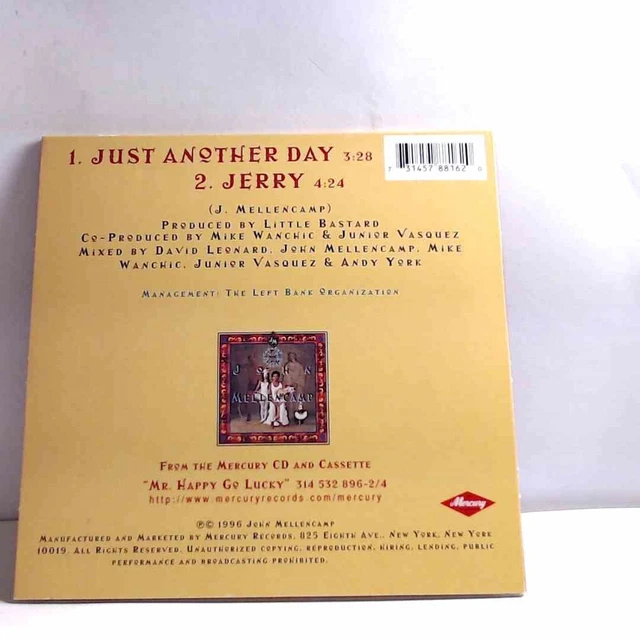 JOHN MELLENCAMP - Just Another Day (CD, US, 1996, mercure) AI727 EUR 11 ... JOHN MELLENCAMP - Just Another Day (CD, US, 1996, mercure) AI727 EUR 11 ...