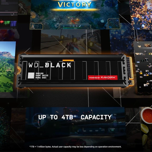 WD_BLACK SN8100 PCIE Gen 5 NVMe SSD 1TB (Up to 14,900MB/s read speed ...