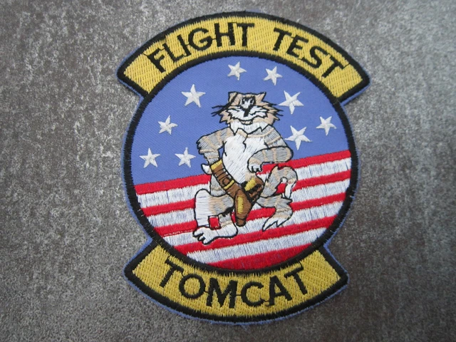 FLIGHT TEST TOMCAT United States Navy Military Cloth Patch Badge L4M £4 ...