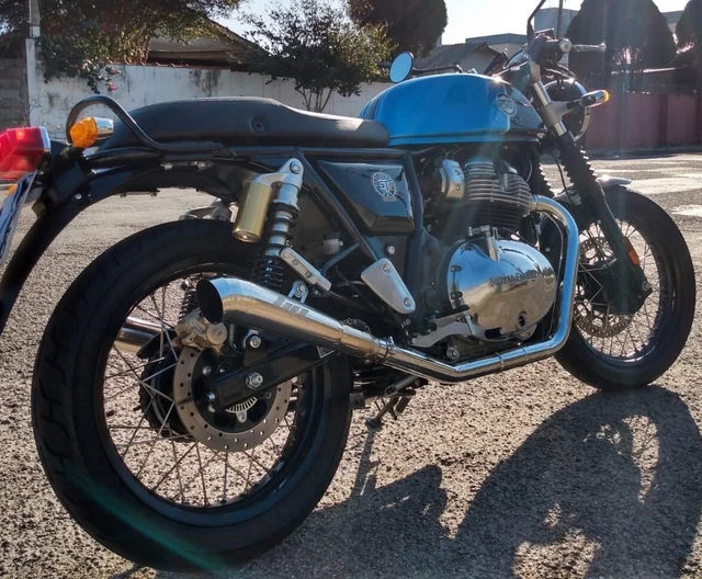 MUFFLER EXHAUST PAIR Royal Interceptor Continental Gt 650 Slip-on ...